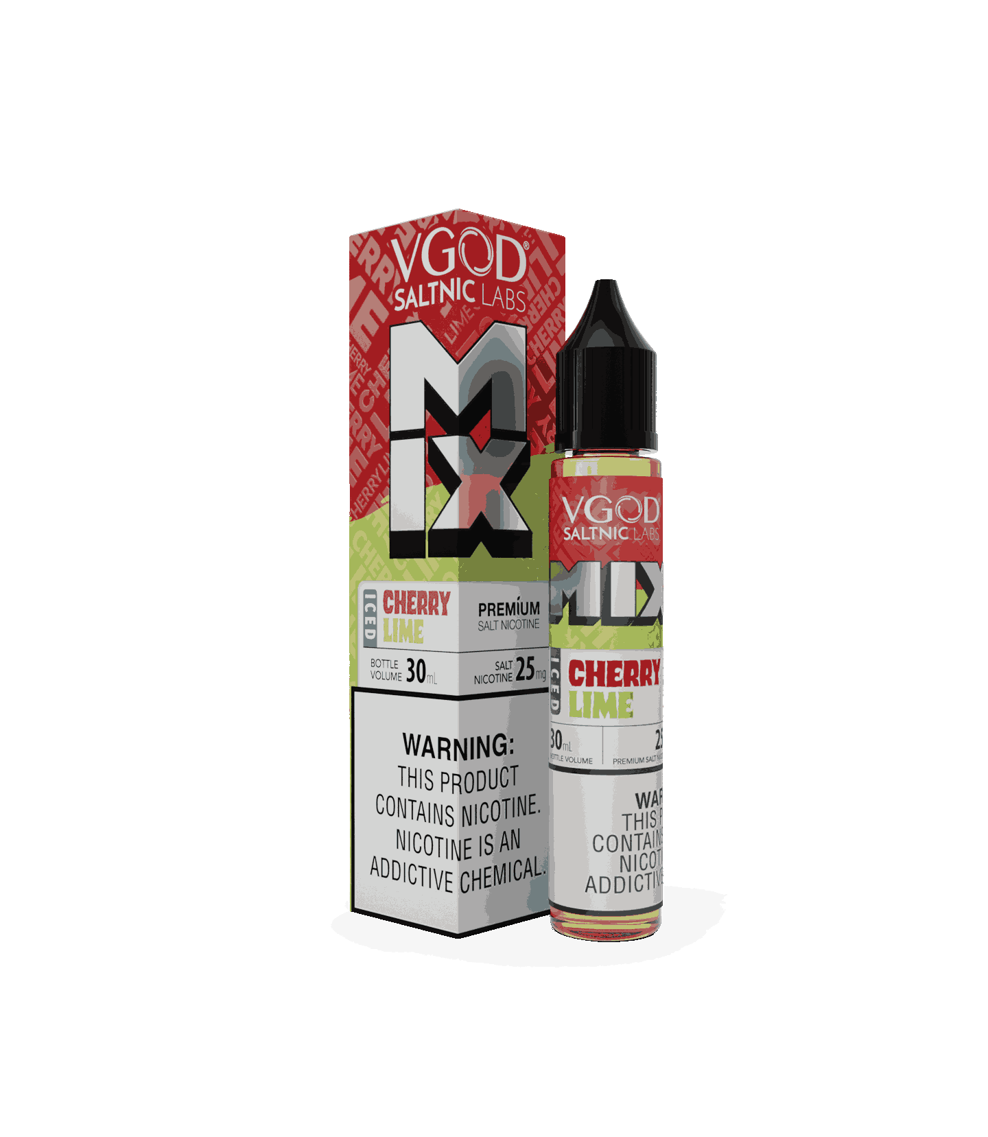 سالت آلبالو لیمو ترش یخ ویگاد VGOD MIX Iced Cherry Lime - موبو ویپ